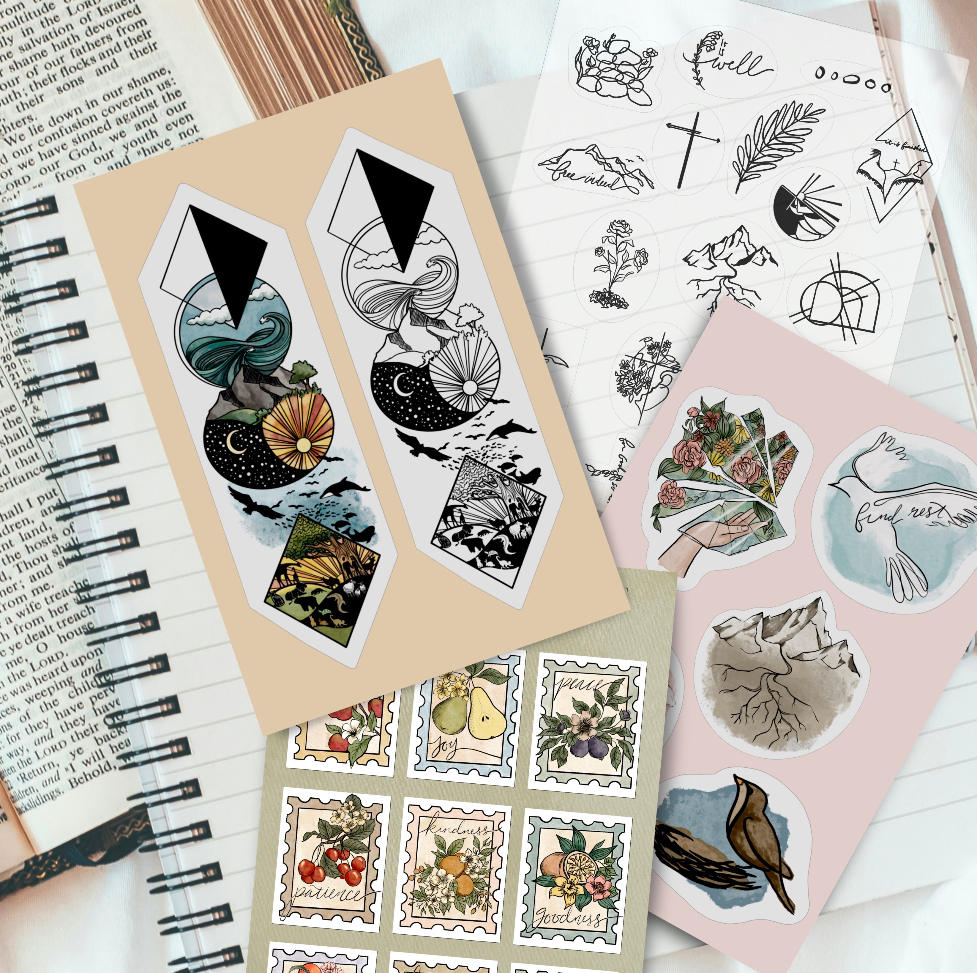 Shop Bible Sticker Bundles – Sisters Keep Drawing