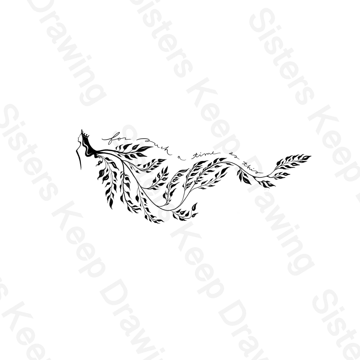 For such a time as this -Esther-Tattoo Transparent PNG – Drawn to Glory