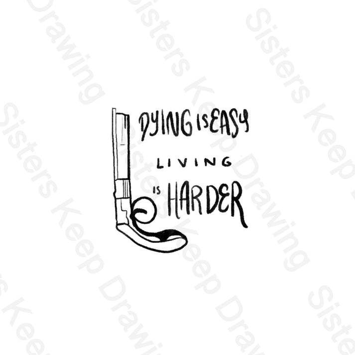 Hamilton dying is easy Tattoo Transparent PNG – Drawn to Glory