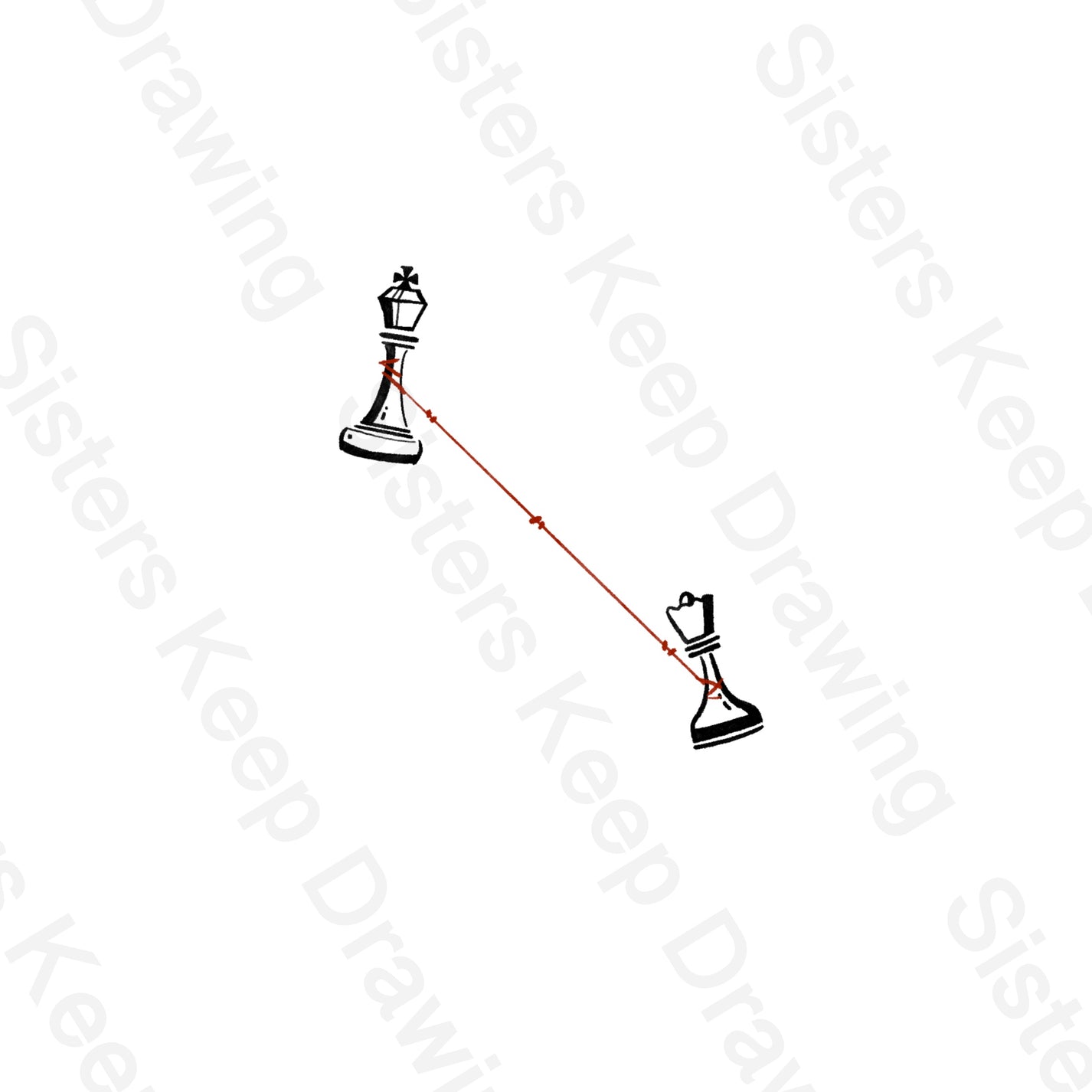 Invisible String Chess Taylor Swift- Tattoo Transparent Permission PNG ...