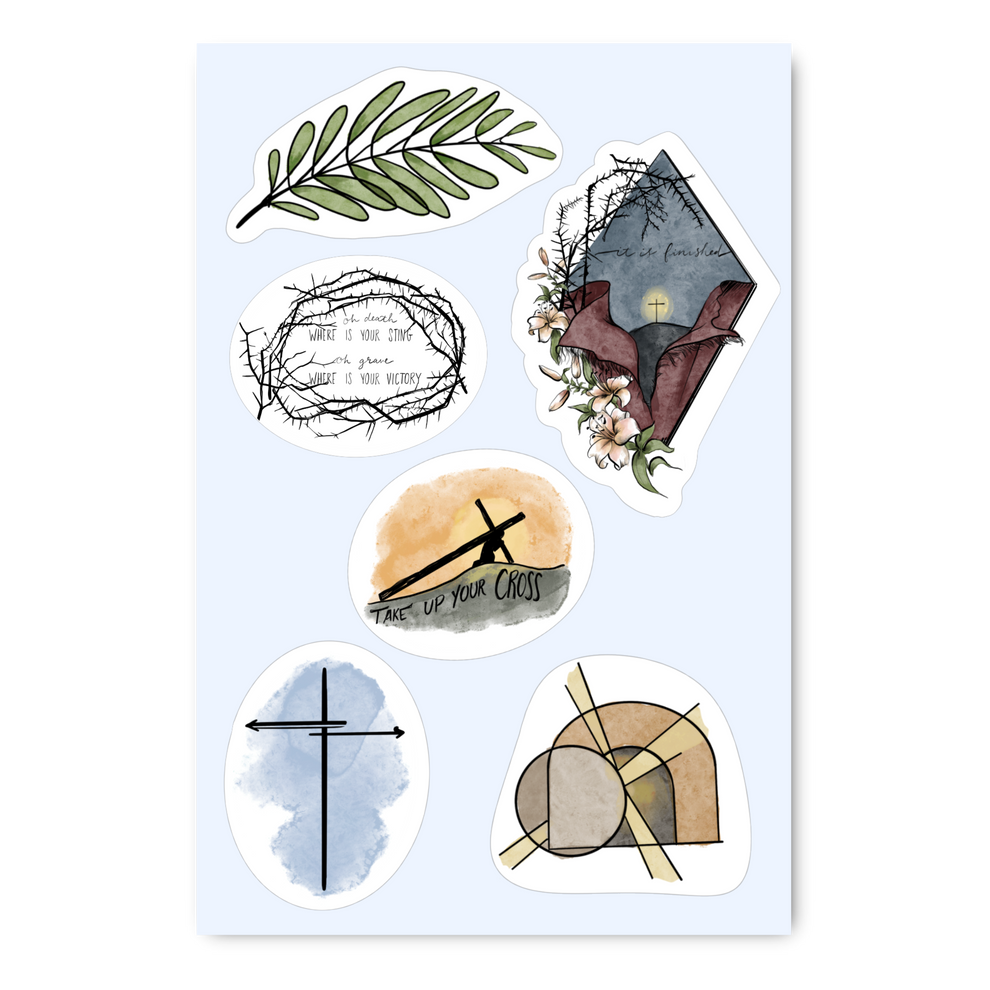 Resurrection Sticker Sheet – Drawn to Glory