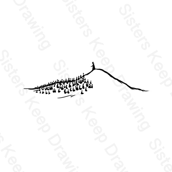 Sermon on the Mount - Bible Tattoo Transparent PNG – Drawn to Glory